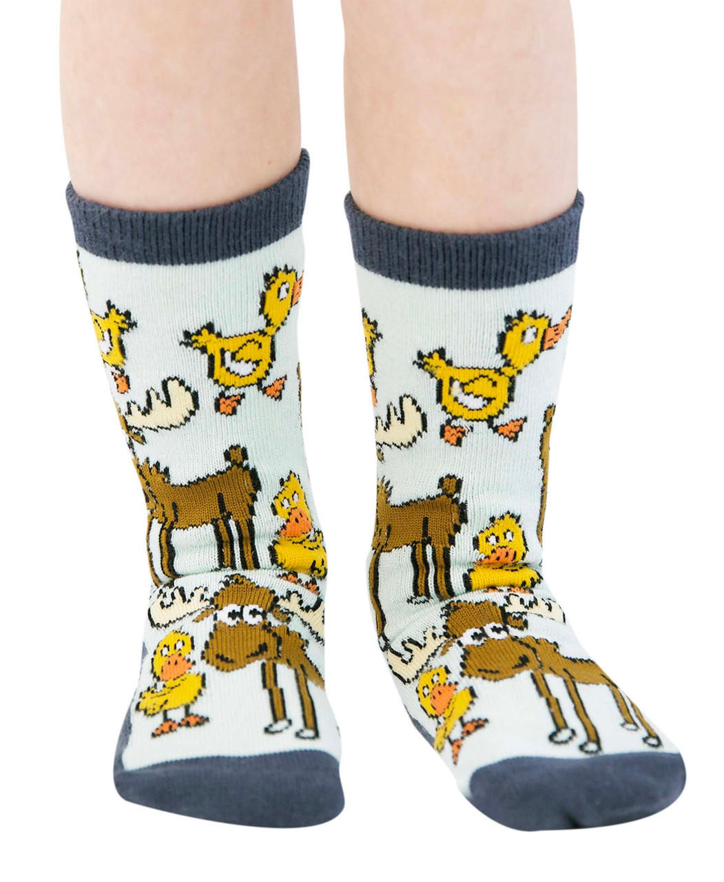 Duck Duck Moose Blue Kid Sock