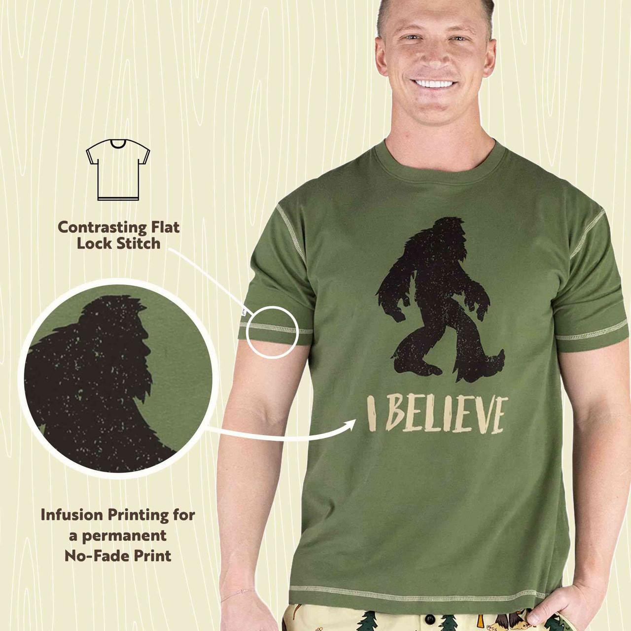 I Believe Squatch Men's PJ Tee