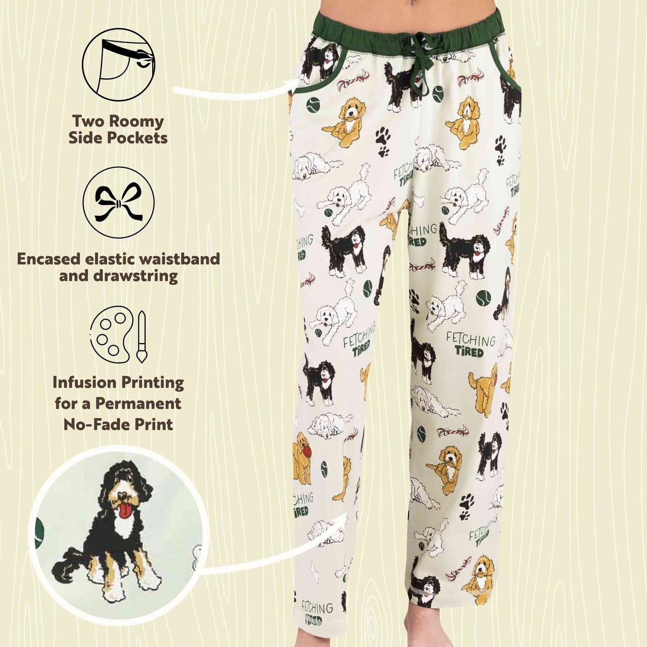 Fetching Tired Women's Regular Fit Doodle PJ Pant