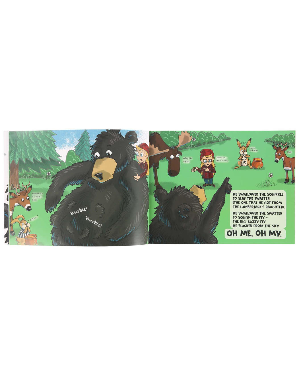 Bear Who Swallowed a Fly Children's Book