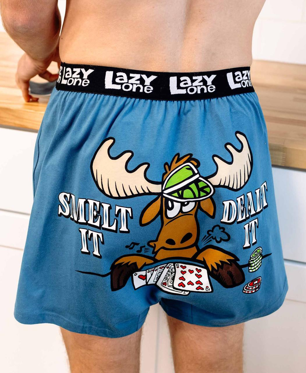 Smelt It Dealt It Moose Boxer