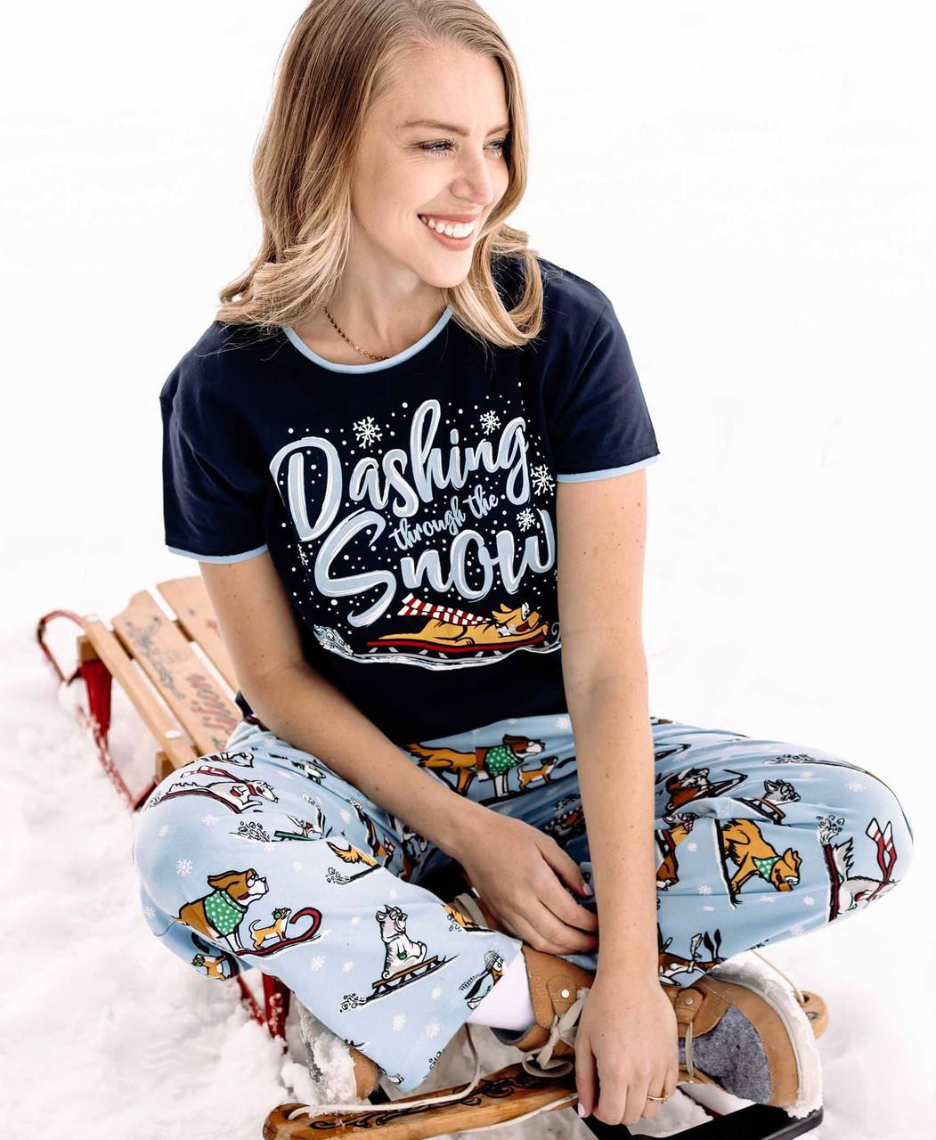 Dashing Through the Snow Women's Regular Fit PJ Set