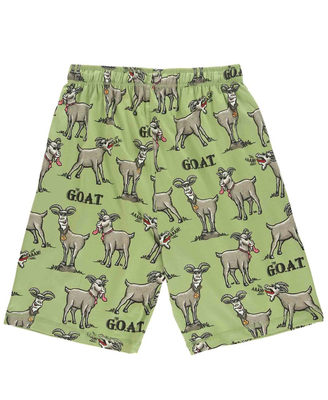 The GOAT Men's Green Pajama Shorts