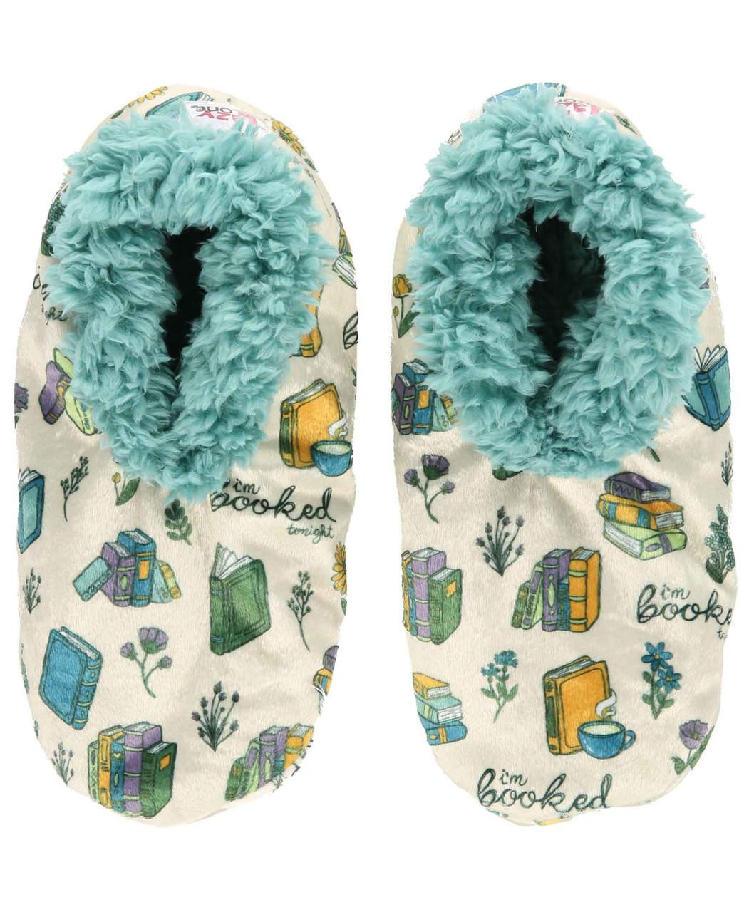 Booked Fuzzy Feet Slipper