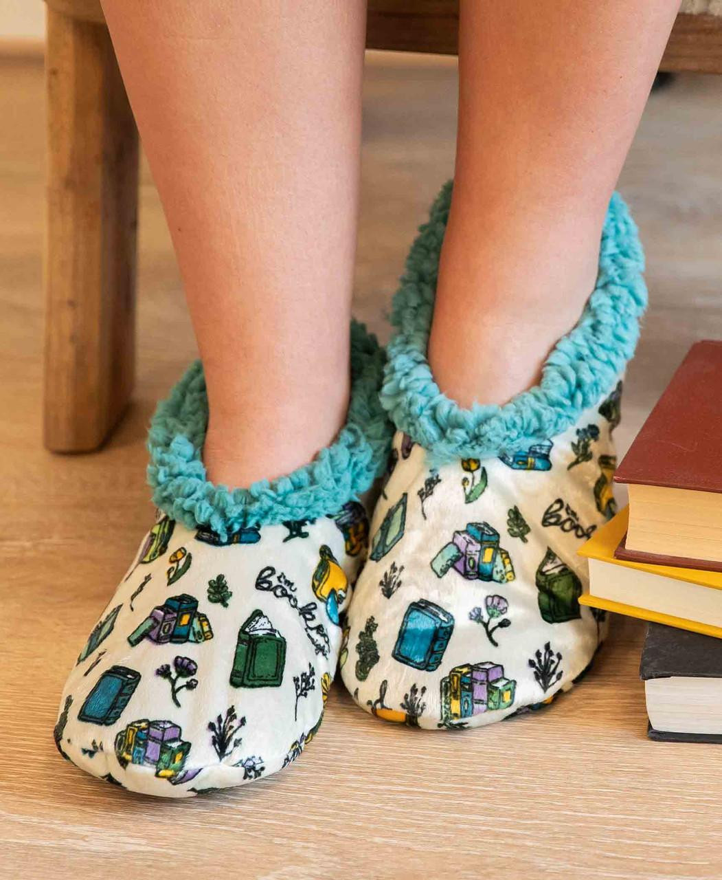 Booked Fuzzy Feet Slipper