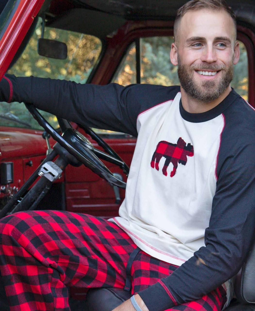 Moose Plaid Unisex Tee | LazyOne