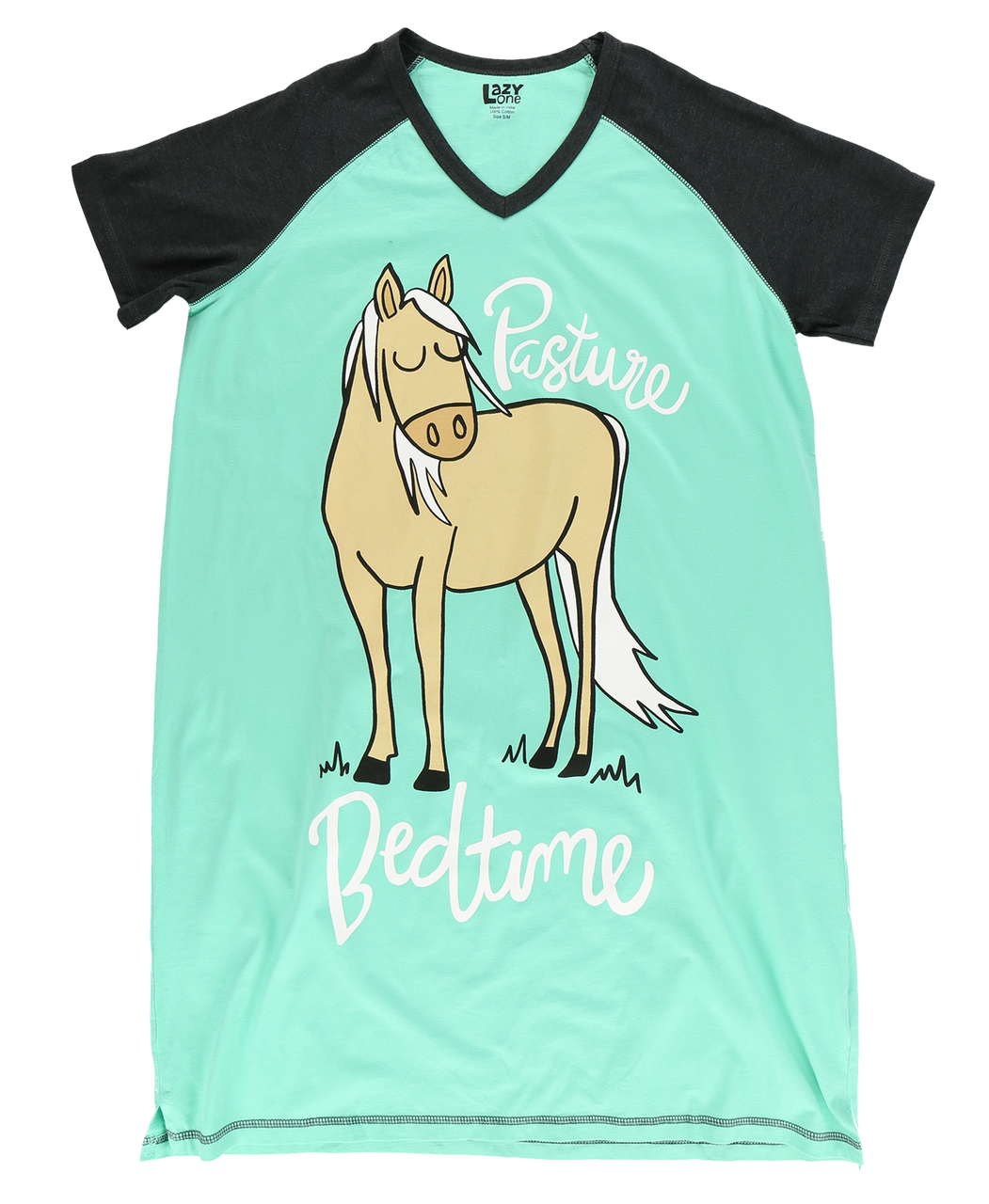 Pasture Bedtime - Horse | Women's V-neck Nightshirt | LazyOne