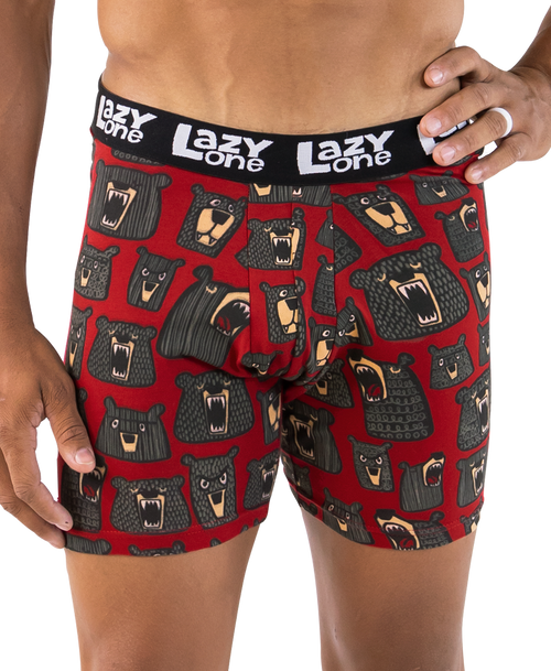 Don't Wake The Bear Men's Boxer Briefs | LazyOne