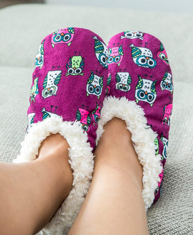Night Owl Fuzzy Feet | LazyOne