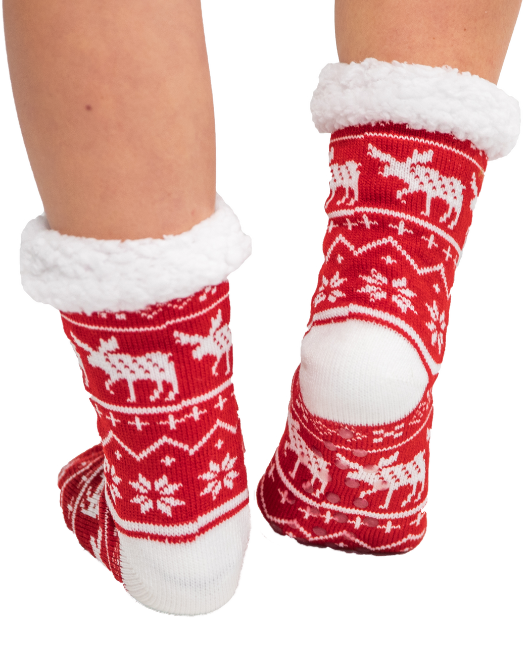 Nordic Moose Plush Socks | LazyOne