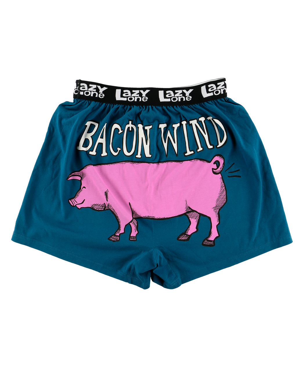 LazyOne Men's Funny Boxer - Bacon Wind