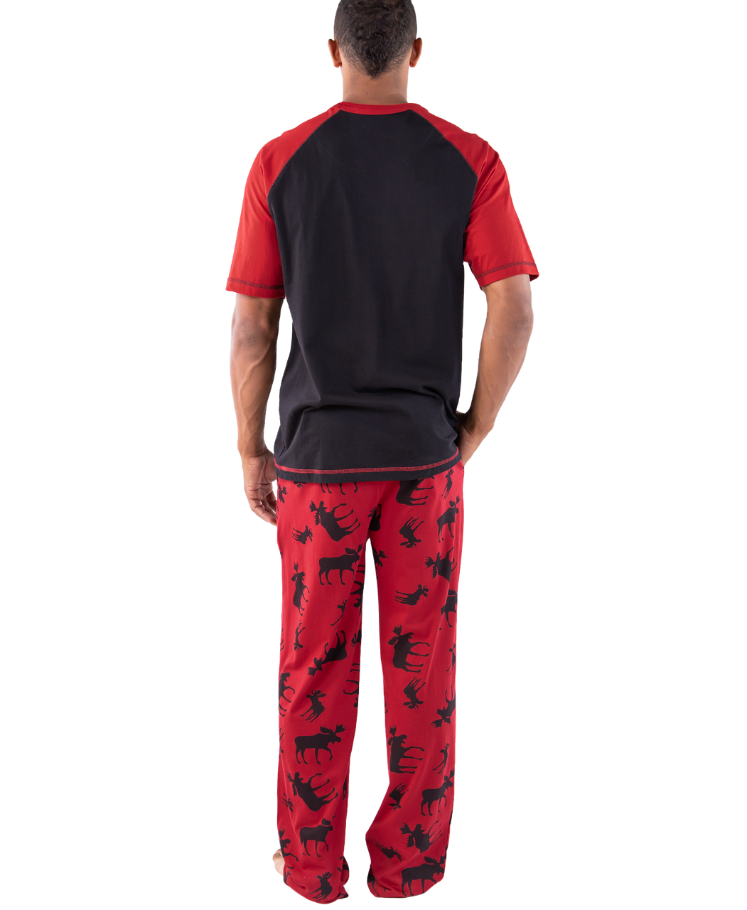 Classic Moose Red Men's PJ Set - Lazy One