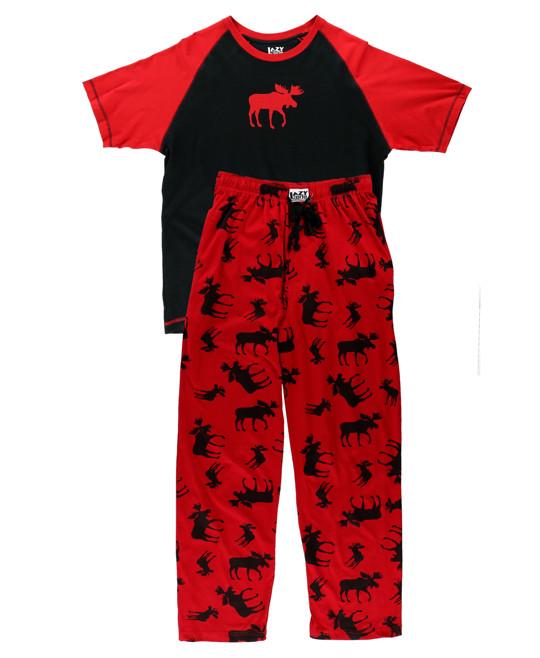 Classic Moose Red Men's PJ Set - Lazy One