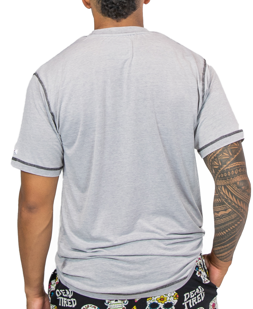 Heather Grey Men's PJ Pocket Tee - Lazy One
