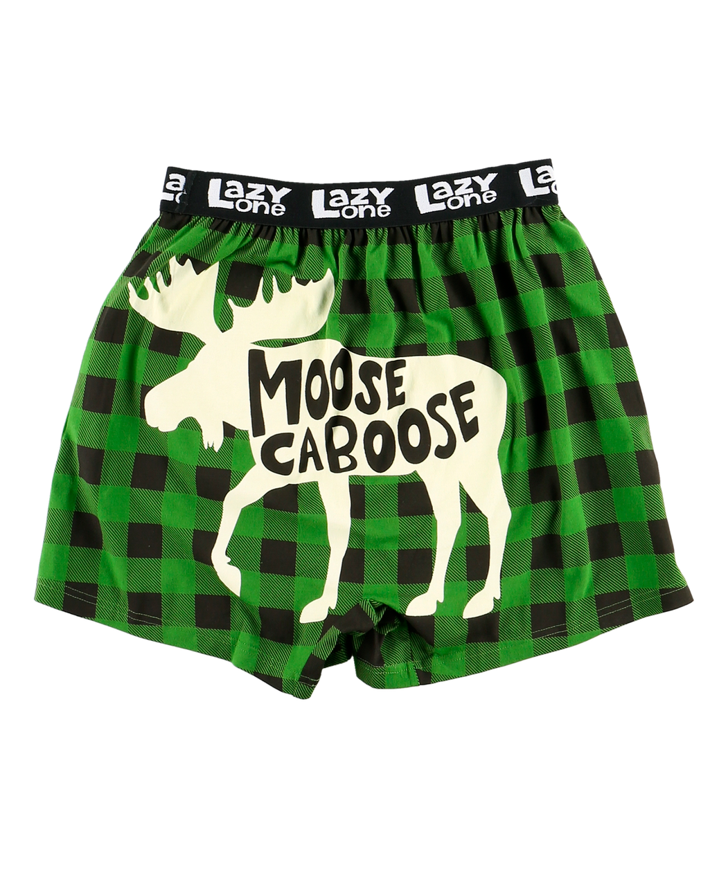 Moose Caboose Plaid Boxer | LazyOne
