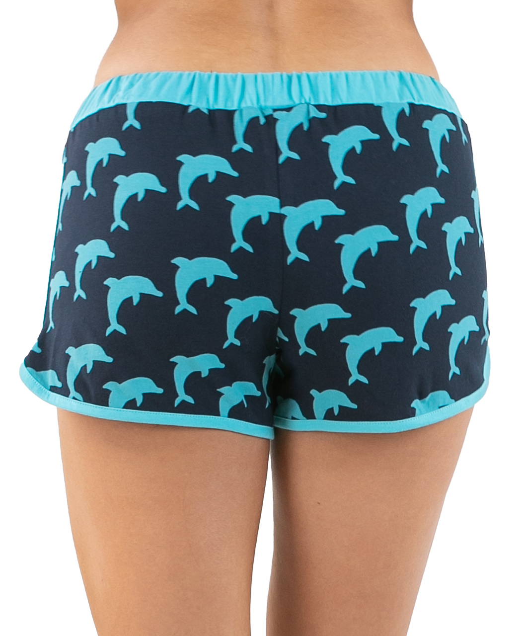 Im Flipping Tired Dolphin Womens Shorts Lazyone
