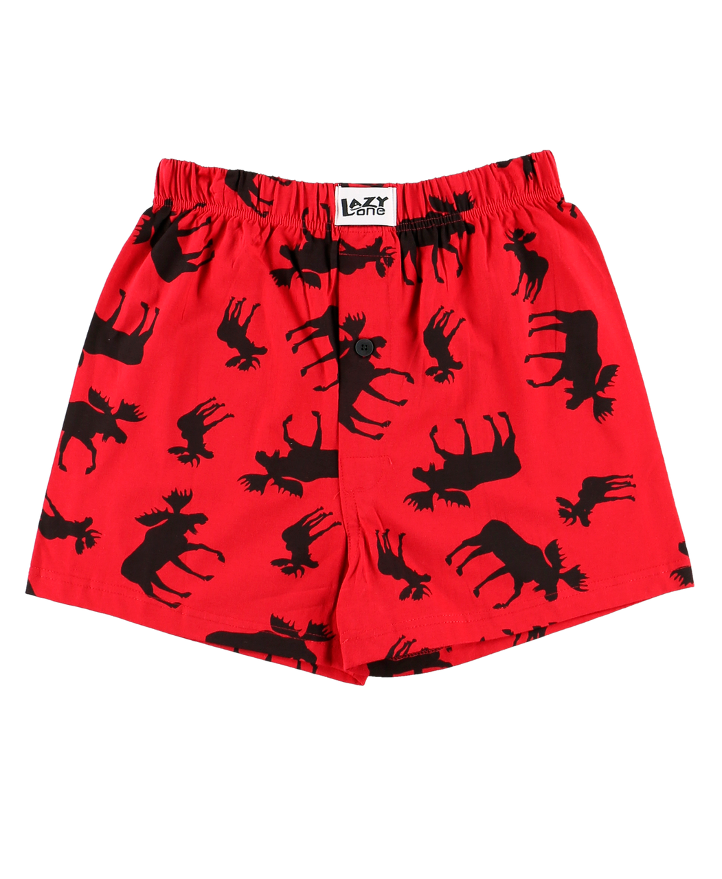 Red Classic Moose Boxer