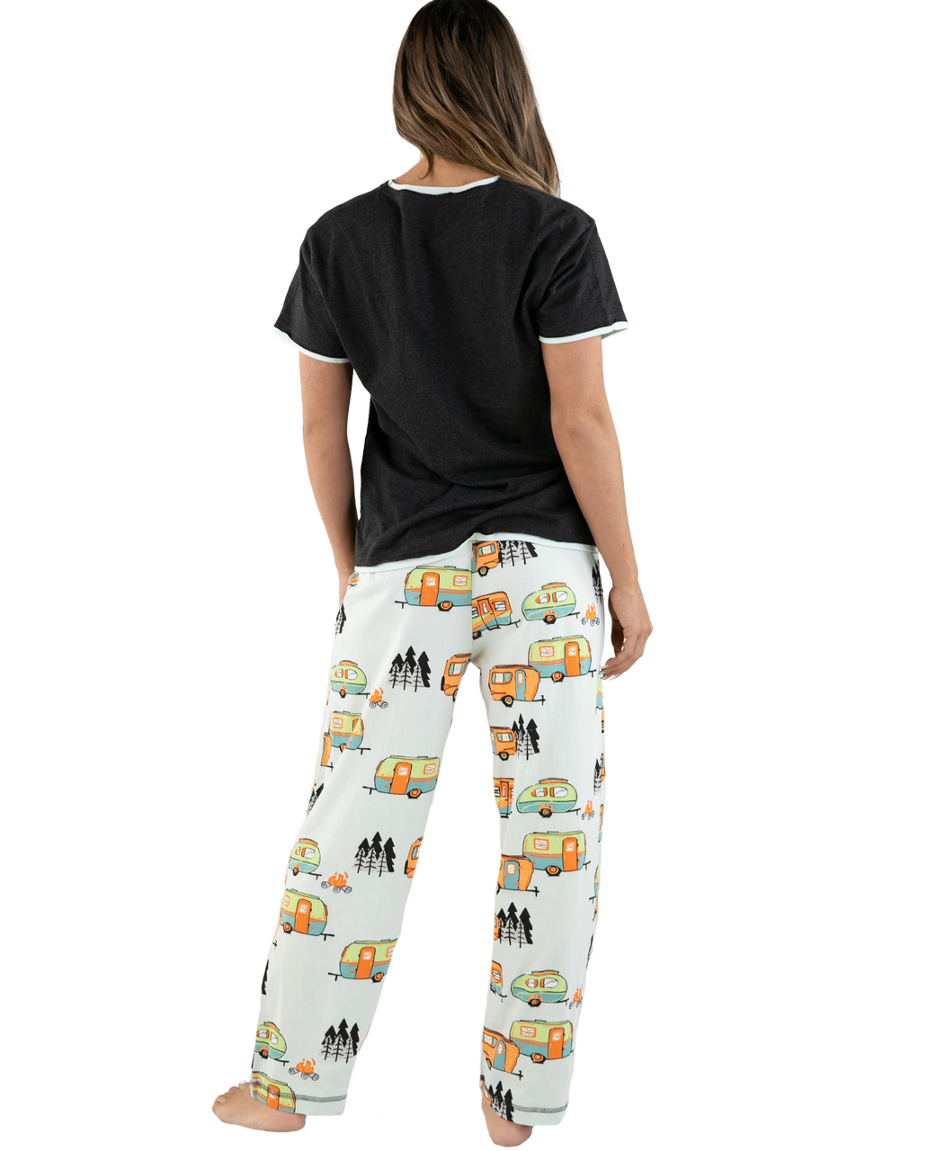 Five Star Roll-tel Women's Regular Fit PJ Set