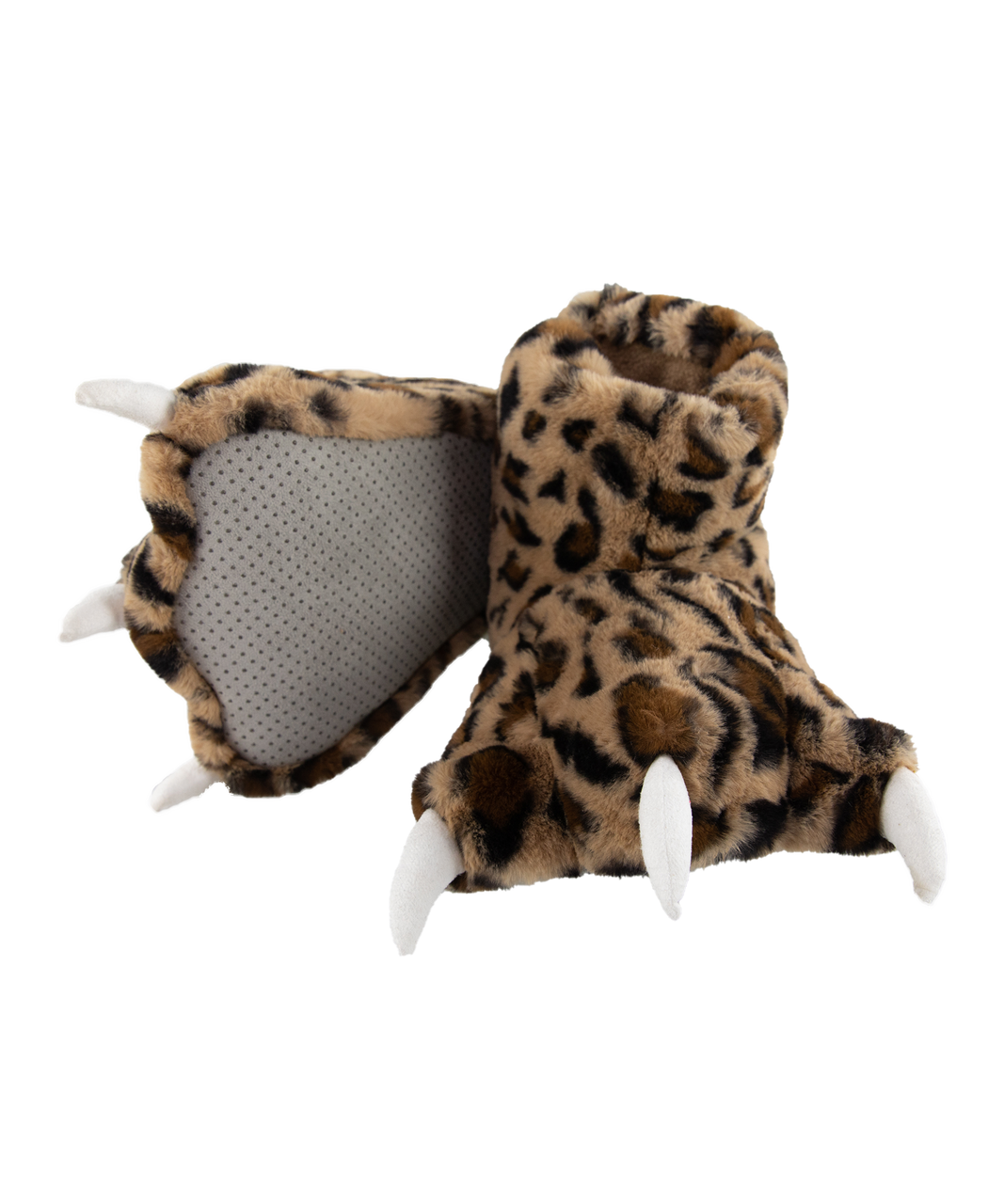 Leopard Kid and Adult Paw Slipper