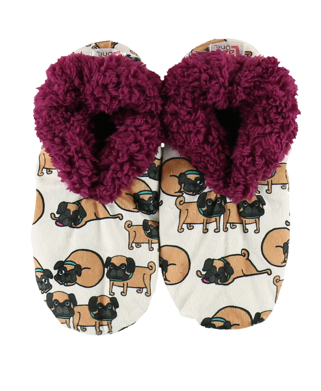 Snug as a Pug Fuzzy Feet - Lazy One