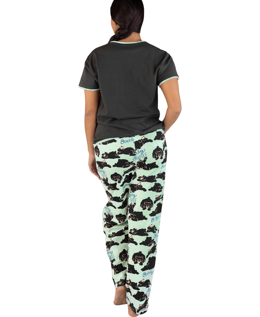 Bearly Awake Women's Regular Fit PJ Set