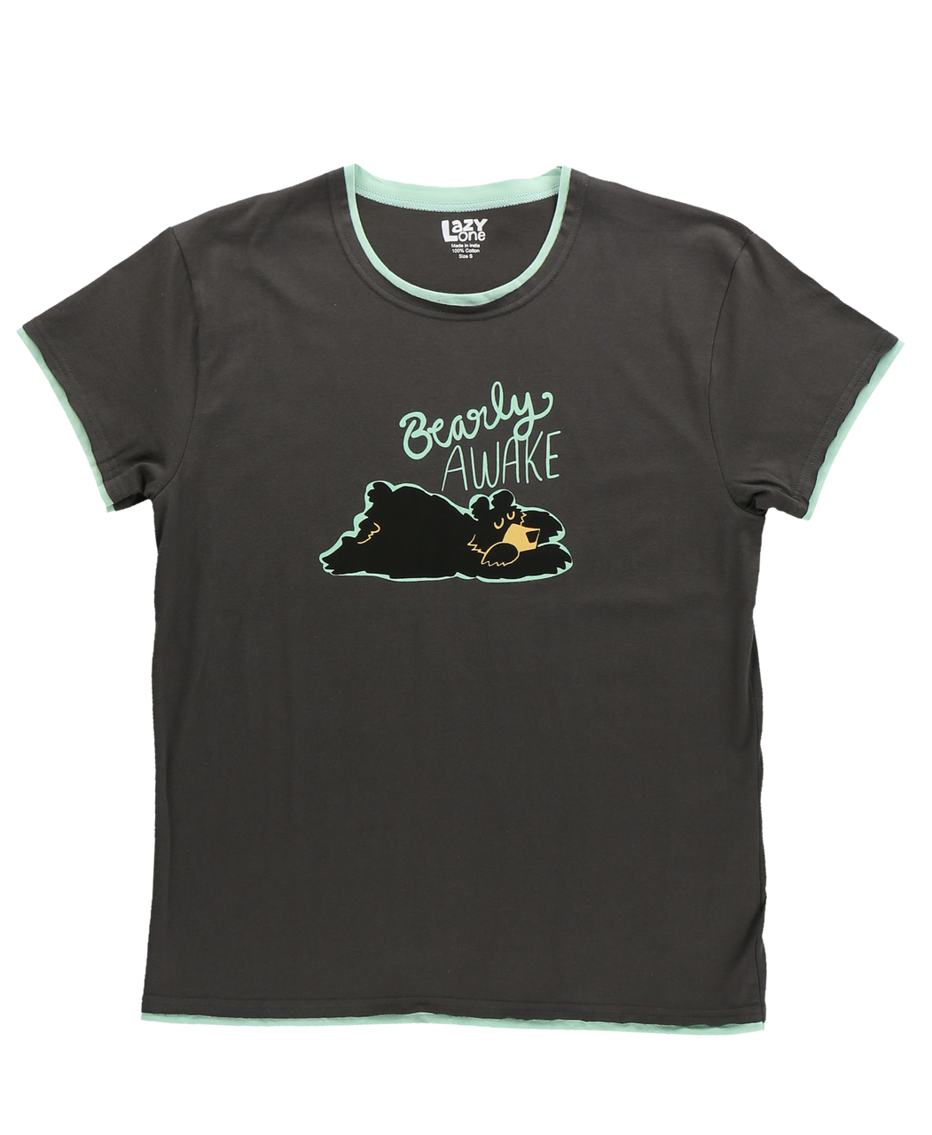 Bearly Awake Women's Regular Fit PJ Tee