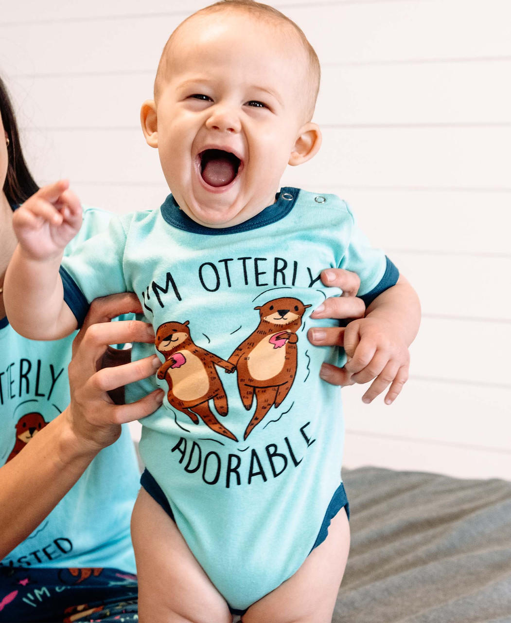 Otterly Adorable Infant Creeper Onesie