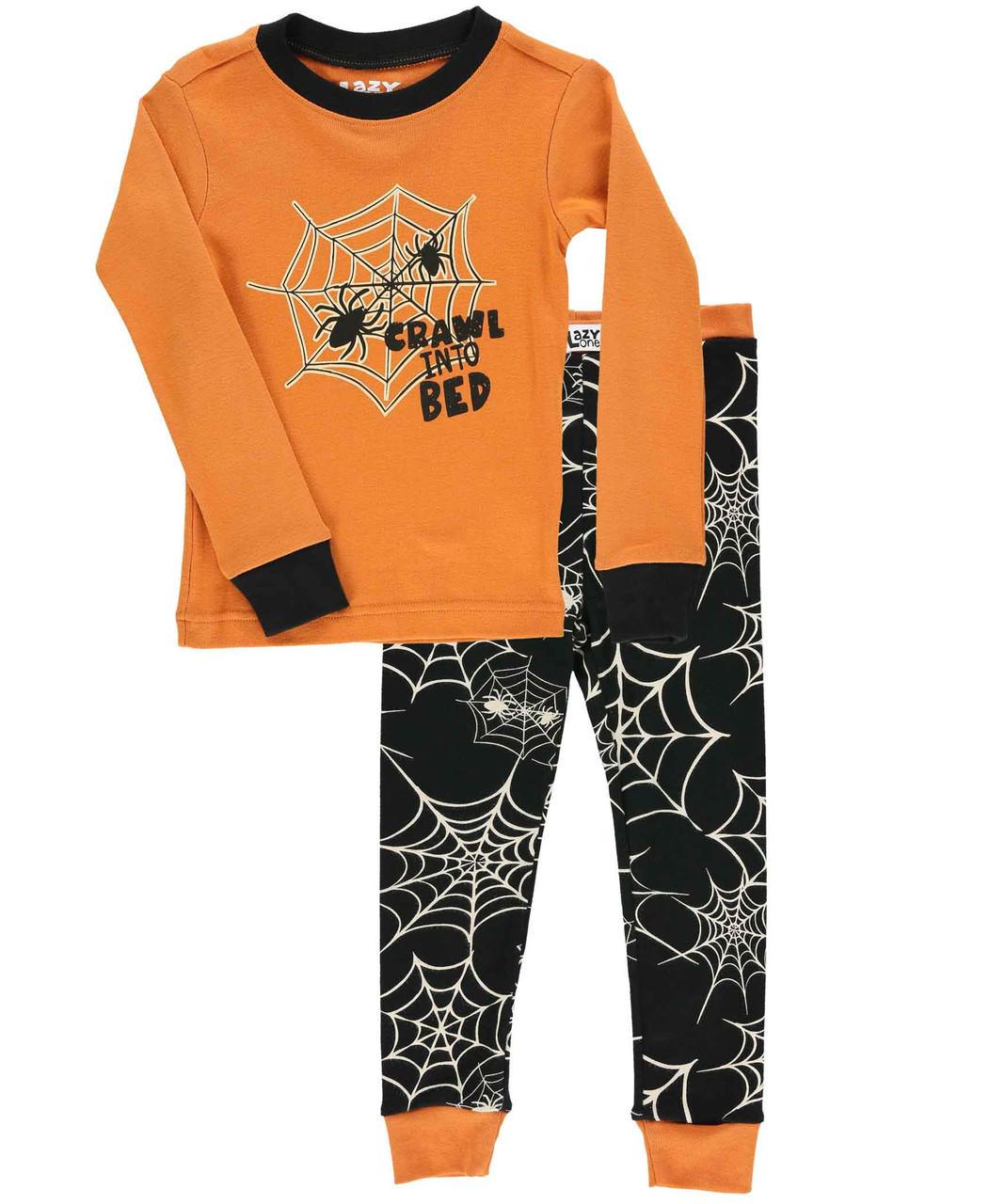 Crawl into Bed Spider Kid's Long Sleeve PJ