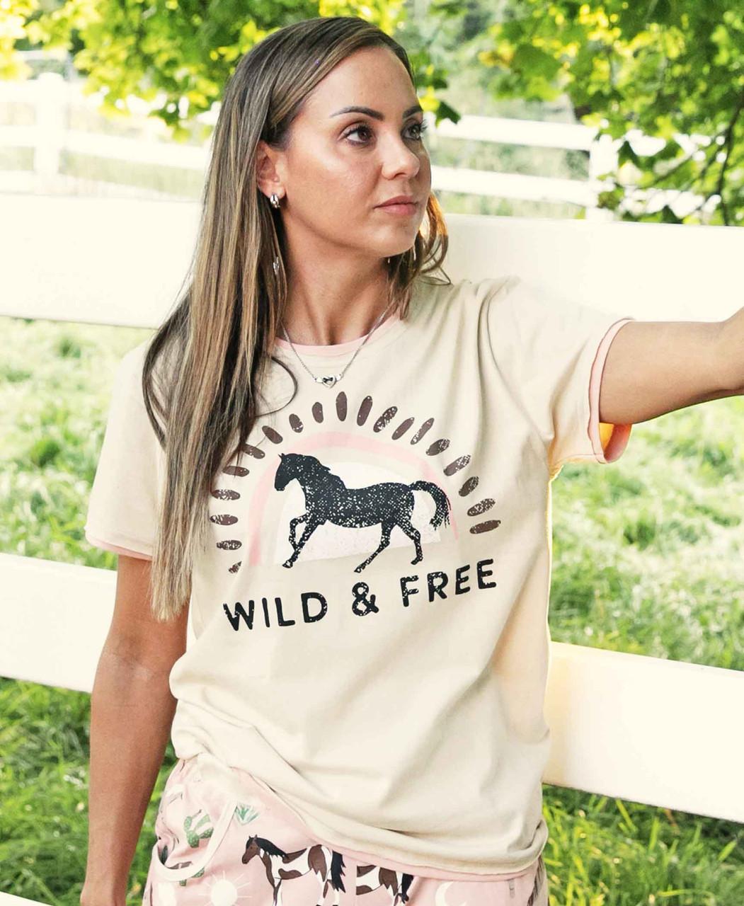 Wild & Free Women's Regular Fit PJ Tee