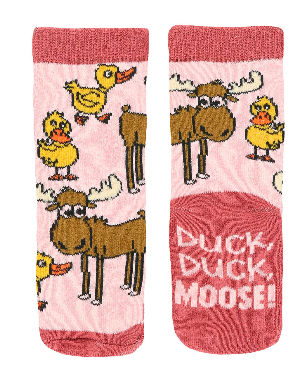 Duck Duck Moose Infant Sock Pink