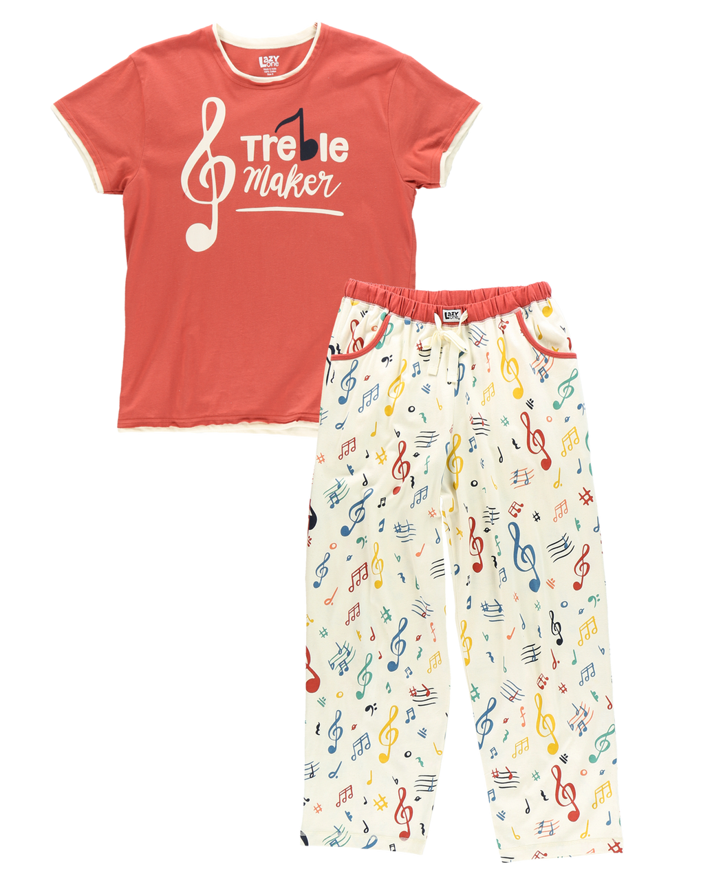 Treble Maker Women's Regular Fit PJ Set