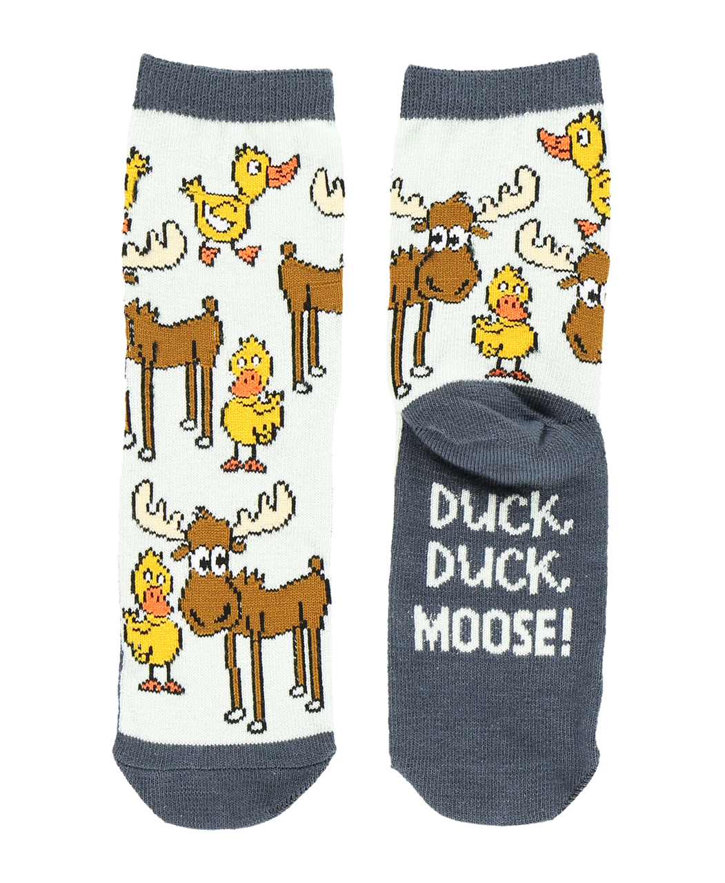 Duck Duck Moose Blue Kid Sock