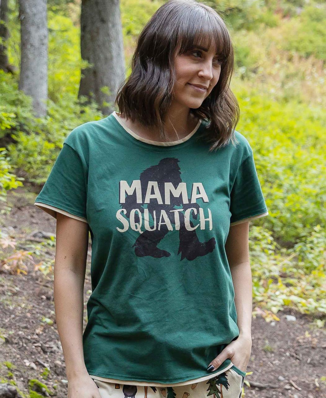Mama Squatch Women's Regular Fit PJ Tee