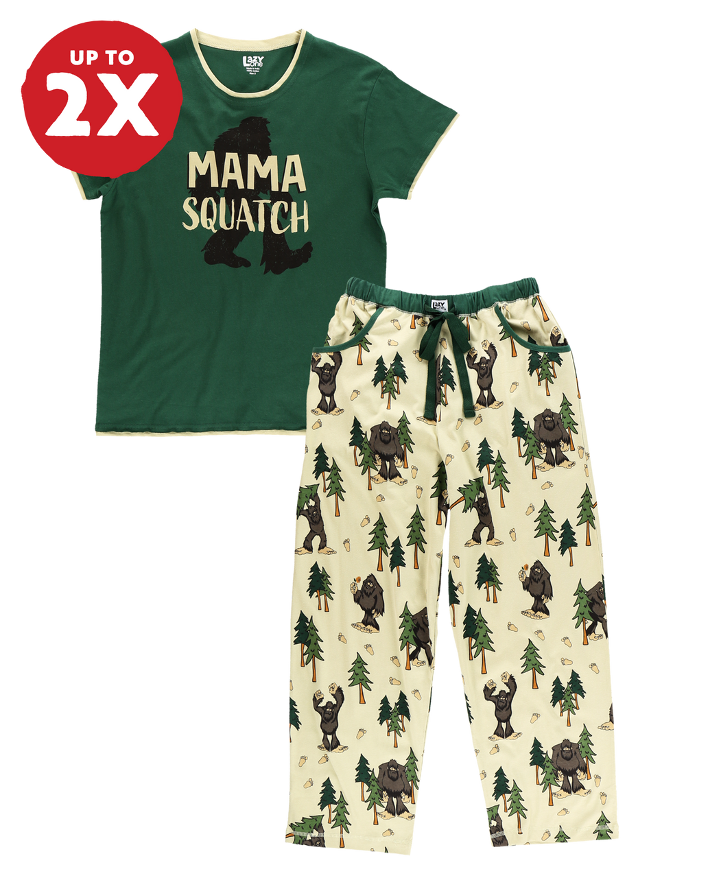 Mama Squatch Women's Regular Fit PJ Set