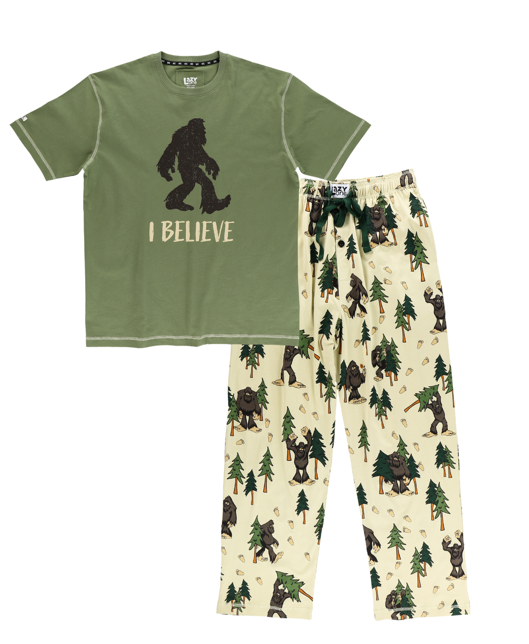 I Believe Squatch Men's PJ Set