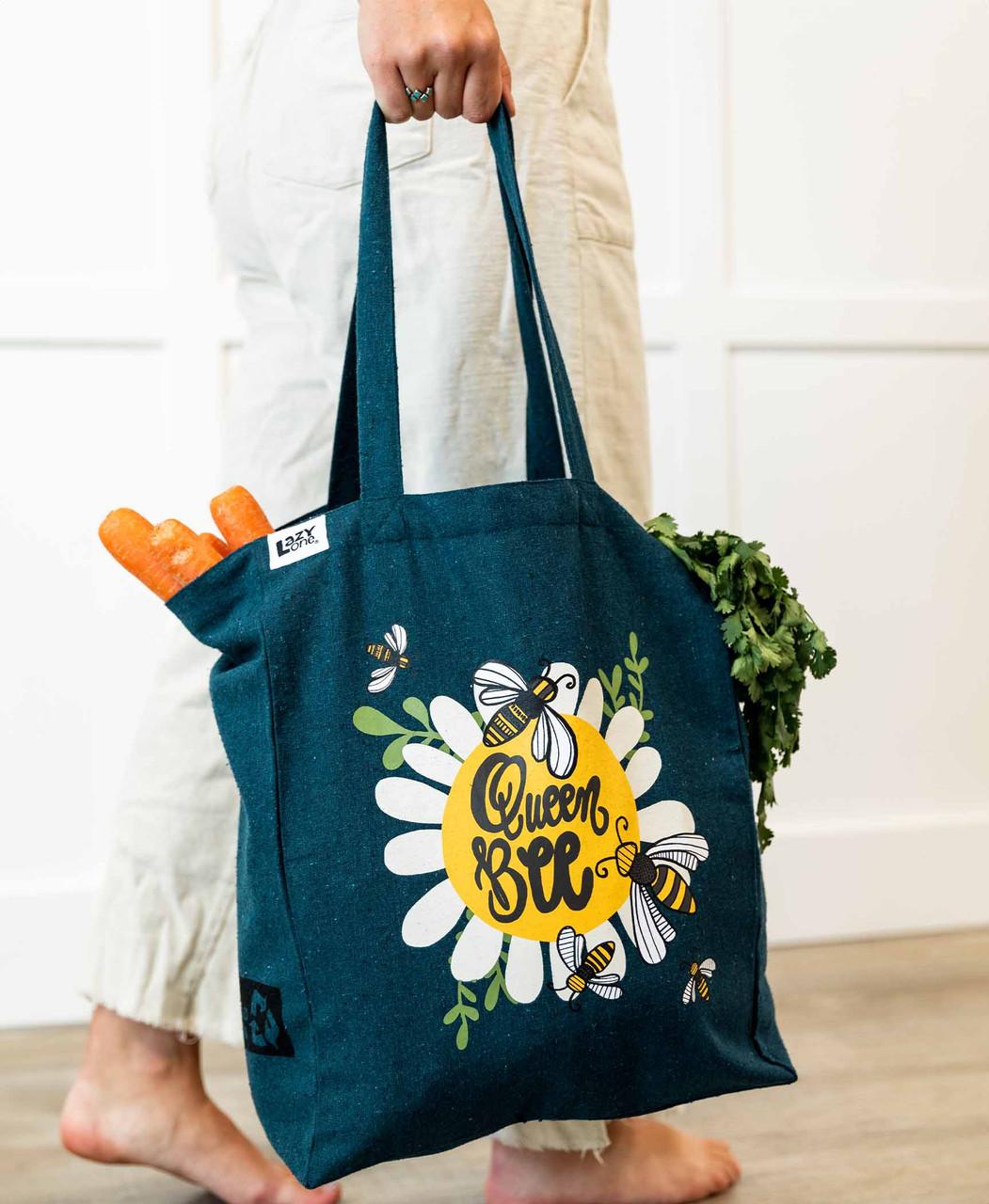 Queen Bee Reusable Tote Bag