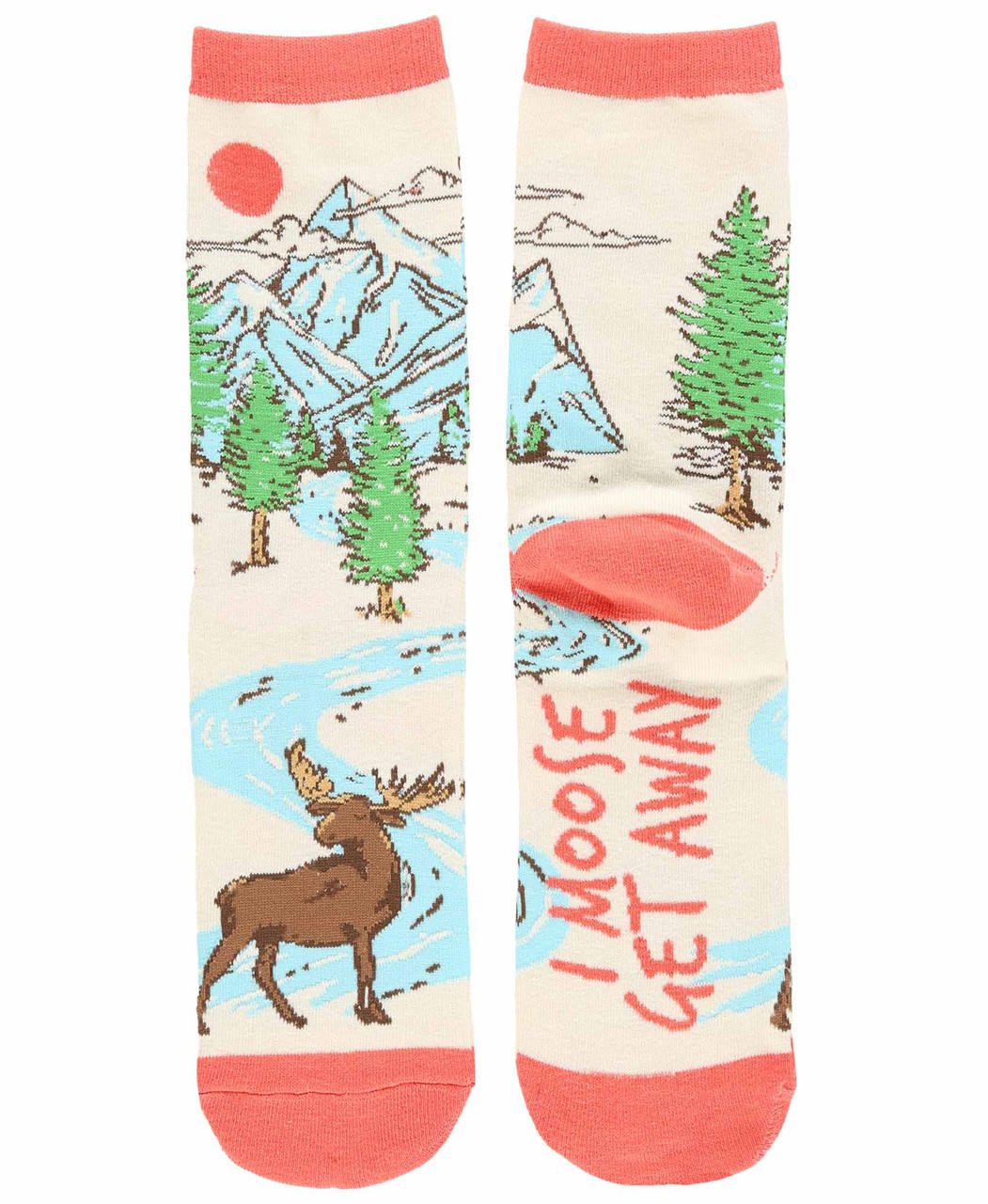 Moose Get Away Crew Socks