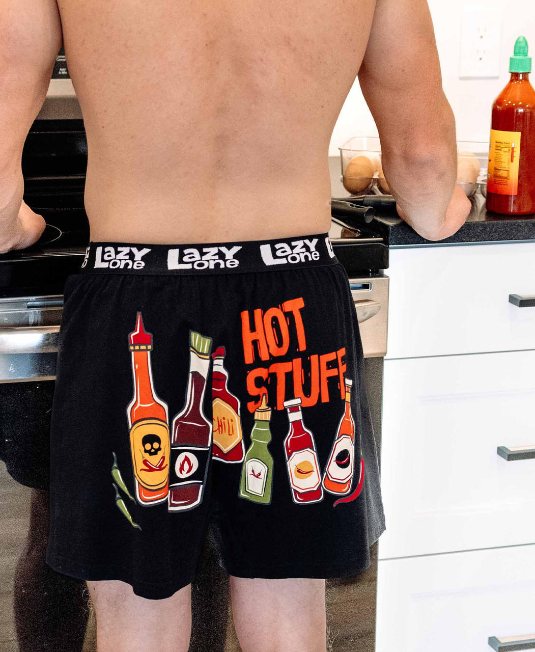 Hot Stuff Men's Funny Boxer