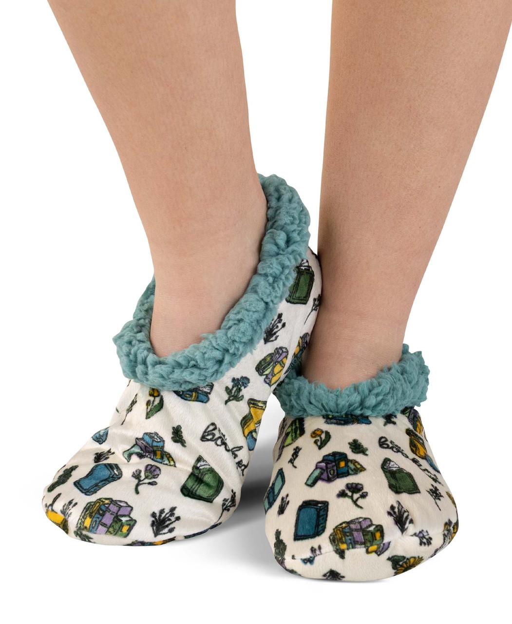 Booked Fuzzy Feet Slipper