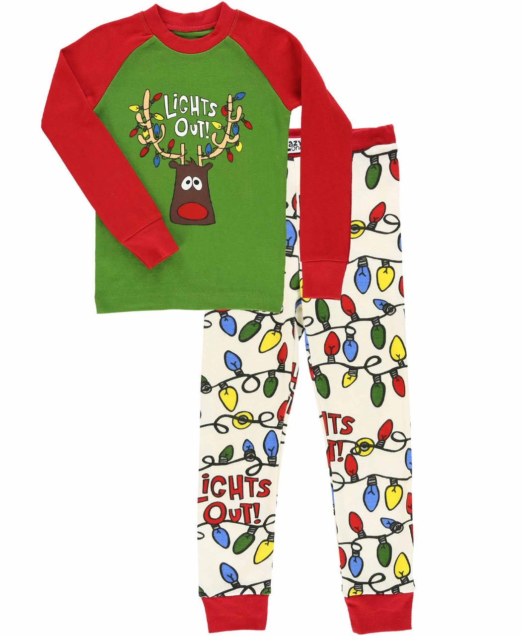 Lights Out Kid PJ Set | LazyOne