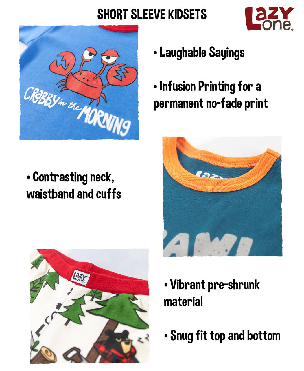 Wide Awake Shark Kid PJ Set | LazyOne