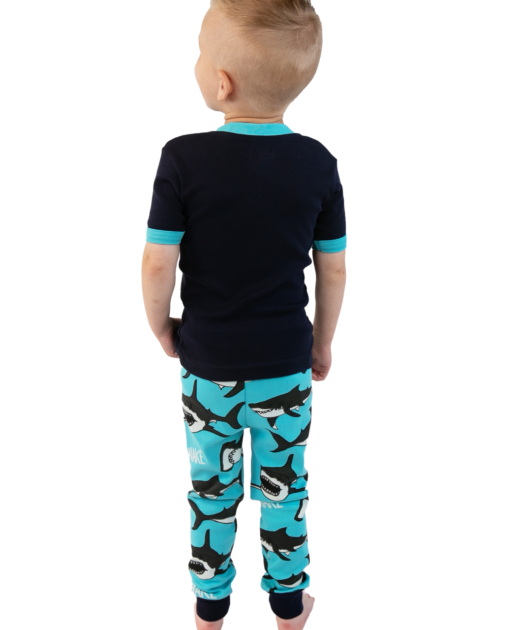 Wide Awake Shark Kid PJ Set | LazyOne