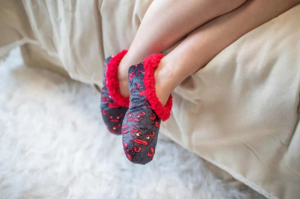 Fuzzy Feet Slipper Socks Feel Like Walking On Clouds - Lazy One