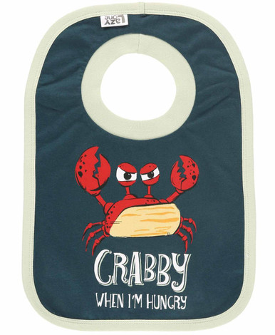 Crabby When Hungry Bib | LazyOne