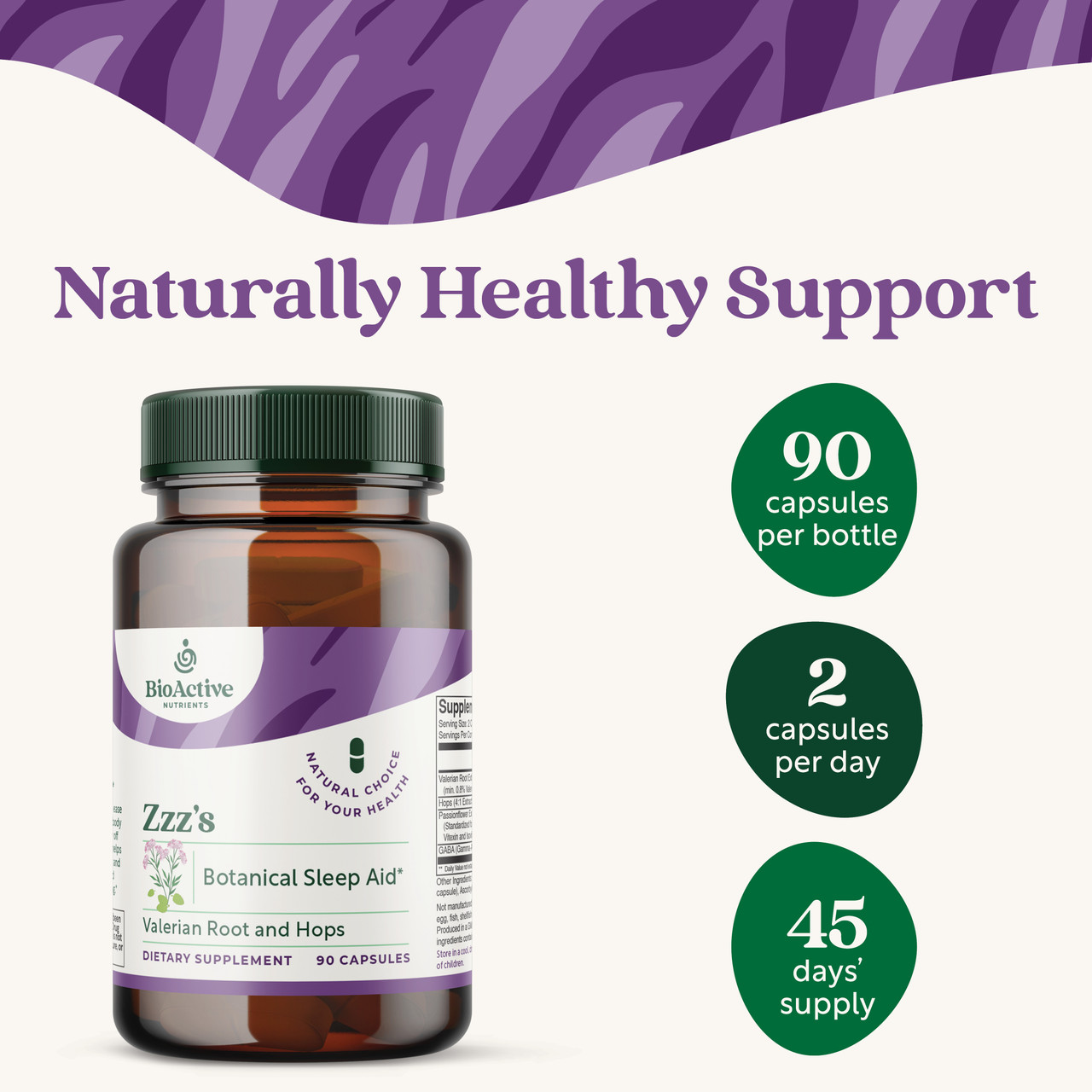Zzz's Natural Sleep Aid - BioActive Nutrients