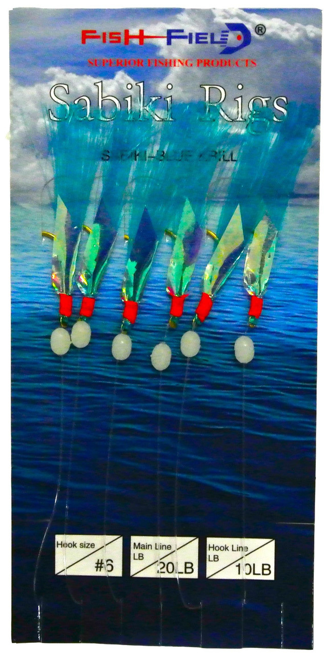 Fish Field Blue Krill Sabiki Rigs