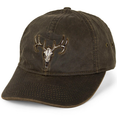 Paramount Outdoors Deer Skull Hat Wax Cloth Dad Cap