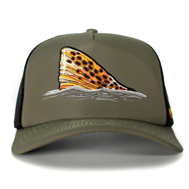Paramount Outdoors Brown Trout Tail Mesh Back 5-Panel Cap