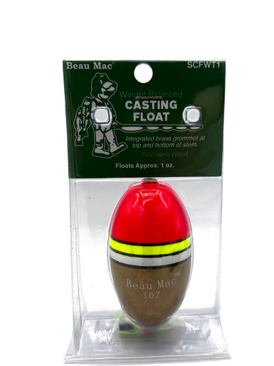 Beau Mac Weight Balanced Wood Casting Float
