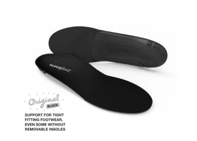 Super Feet All-Purpose Support Low Arch Inserts (Black)